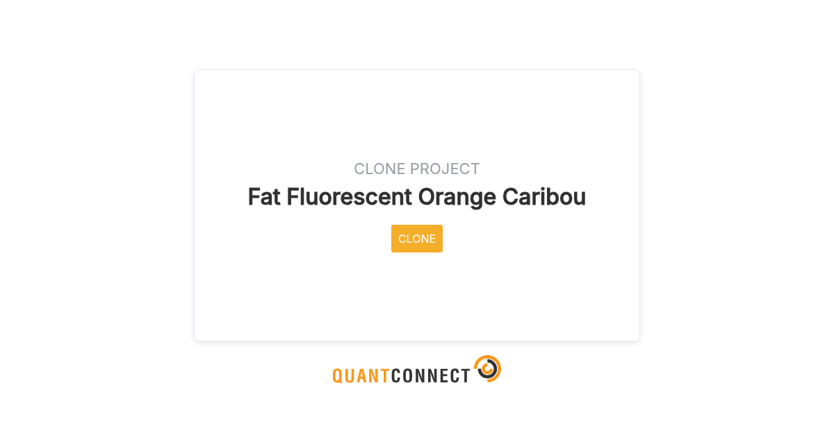 QuantConnect Shared Backtest Result - Fat Fluorescent Orange Caribou